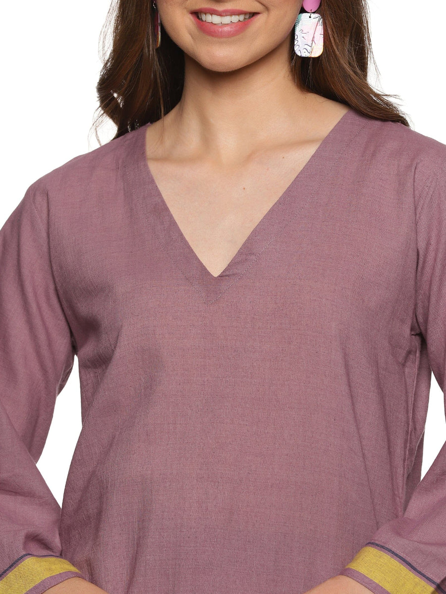 MARSHA Magenta handloom Co-ord set – Hanging Threads